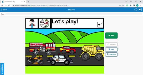 Let's Play Cars! (Go, Back, Up, Down, Vehicles) | TPT