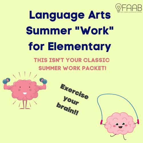 Send Home For The Summer- Mini Phonics and Language Arts Bundle- Older ...