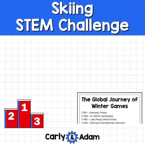 Downhill Skiing Winter Games STEM Challenge 2026 Kindergarten, 1st ...