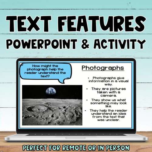Text Features PowerPoint & Interactive Activity Digital Option by Miss ...