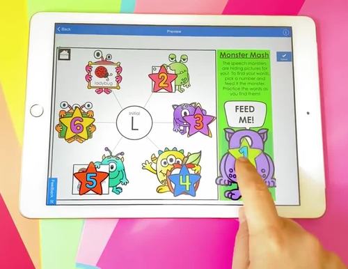 Articulation Monster BOOM Cards™ for L & L Blends | Speech Therapy