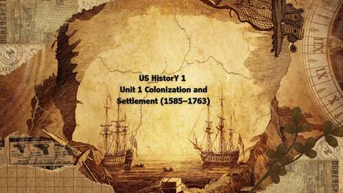 Colonization & Settlement Unit Bundle – US History 1 (Digital & Scaffolded)