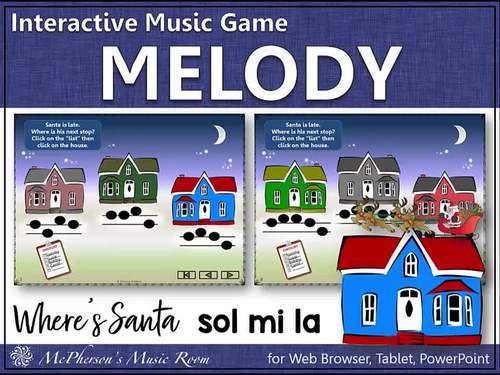 Solfege | Christmas Music | Sol Mi La Interactive Melody Game {Where's ...