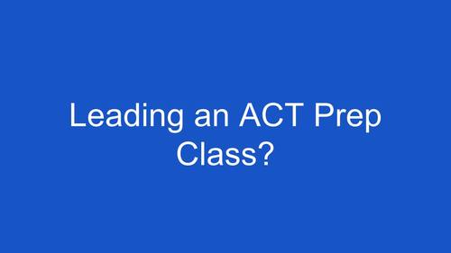 Math ACT Prep Curriculum BUNDLE - Lesson Plans and Resources | TpT