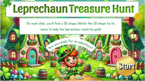 Identifying 3D Shapes: St.Patrick's Day - Digital Resource by Academic ...
