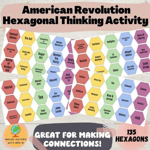 American Revolution Review - Hexagonal Thinking - Revolutionary War ...