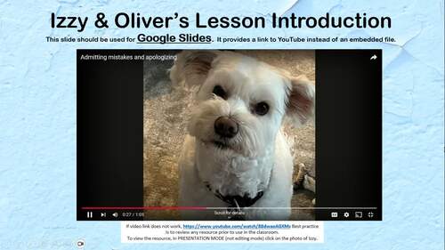 Ready 2 use "Admitting Mistakes & Making Apology" SEL Lesson w 3 videos ...