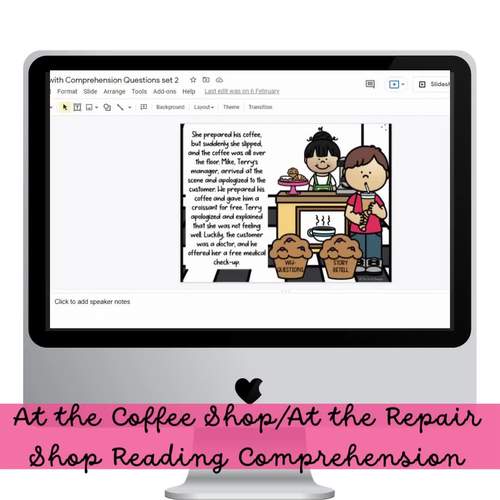 Reading Passages with Comprehension Questions set 2 Google Slides™