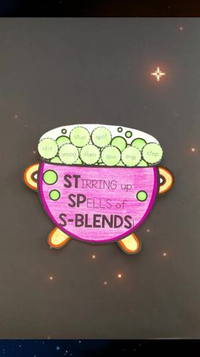 Halloween Beginning & Ending Blends Witch Phonics Crafts Word Search ...