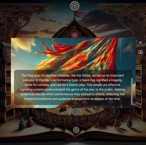 (360/3D) Elizabethan Theatre Virtual Tour by AI History Hub | TPT