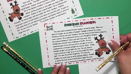 Christmas Compare and Contrast Reading Passages by Nala Bella Teaching