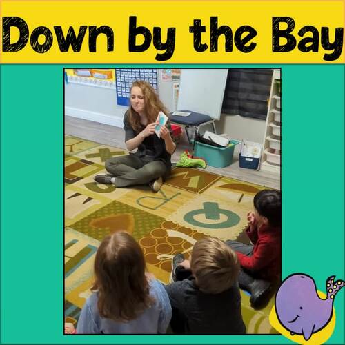 Down by the Bay song and Rhyming Activity Matching Phonemic Awareness Game