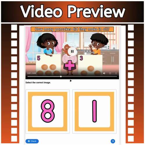 Count and Add: Select How Many In All (Addition without Regrouping) Digital