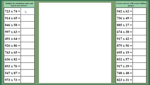 Mystery Digital Pixel Art NO PREP - Stocking 3-digit by 2-digit ...