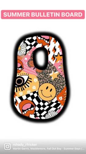 Groovy Summer Bulletin Board by Fit for Learning | TPT