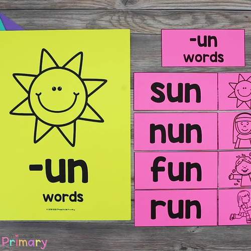 Long U Word Families Worksheets, Centers & Activities - Long Vowels UE ...