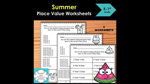 Summer Place Value Worksheets by Mistakes Allow Thinking to Happen