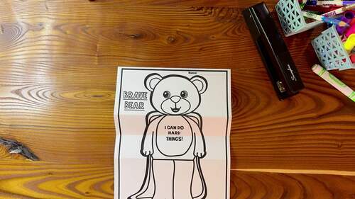 Bravery Character Trait Craft | Brave Bear Pop-Up Craft & Mini Lesson