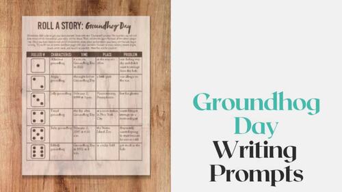 Groundhog Day Roll a Story Creative Writing Project | February ELA Activity