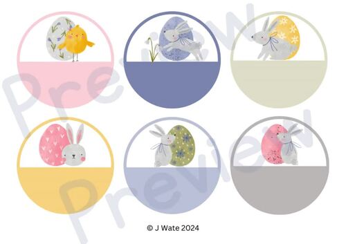 Easter Themed Editable Classroom Labels & Desk Tags - Spring Name Tags