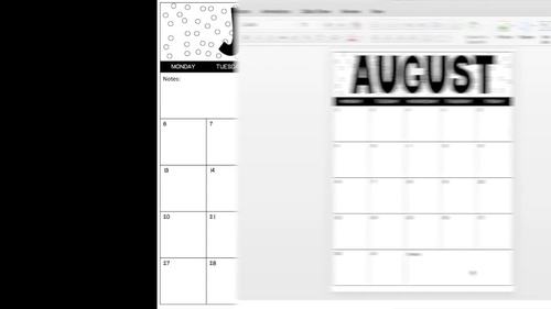 Back to School Class Calendar Editable by Kindergarten Market | TpT