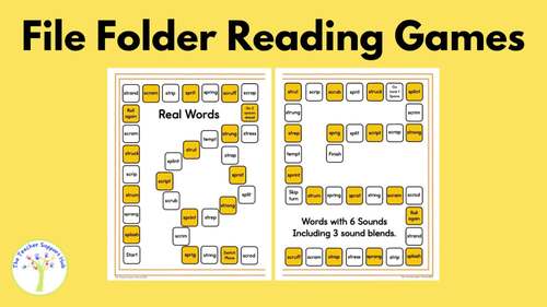 Welded Sounds nk and ng l Reading File Folder Game by The Teacher ...