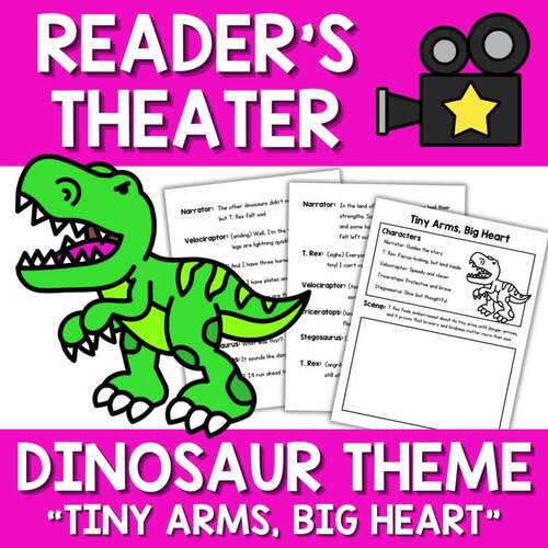 Dino Theme Readers Theater | Dino Day Reading Activity Skit Play ...
