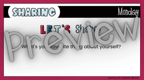 Promethean Flipchart Morning Meeting July ActivInspire Positive Classroom