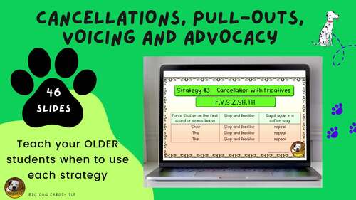 Stuttering Activity #3 (Cancellations, Pull Outs and Self Advocacy)