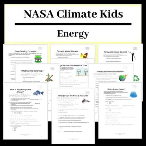 NASA Climate Kids: Types of Energy, Greenhouse Effect, Satellites & More!