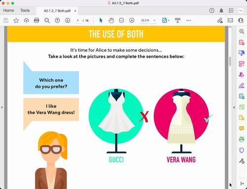 ESL Elementary Lesson: Learn How to Use 'Both' by ESL Adult Workshop
