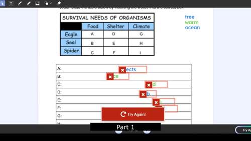 Life Science Reading Comprehension Passages and Questions Easel ...