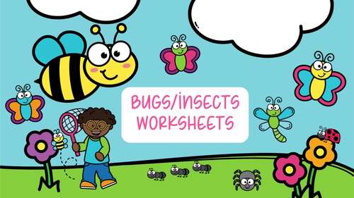 Spring Bug Worksheets Bugs Insects May Packet PreK Kindergarten First ...