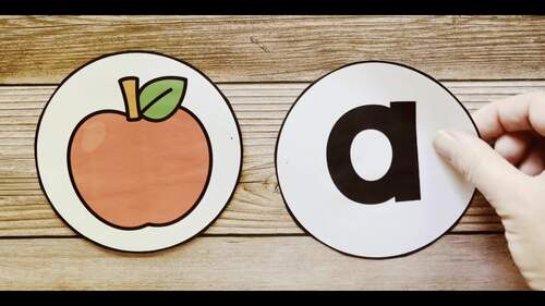 Easy-to-Prep Beginning Sound Match Game- Preschool, Kindergarten ...