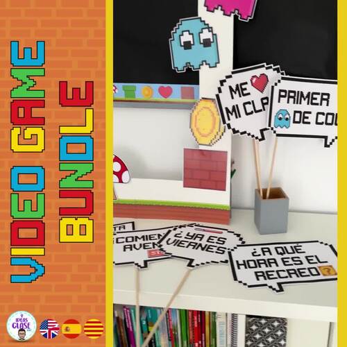 Back to school Video Game Bundle- Activities and classroom decor