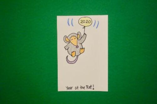Let's Draw Chinese New Year-2020 Year of the Rat! by Patty Fernandez Artist