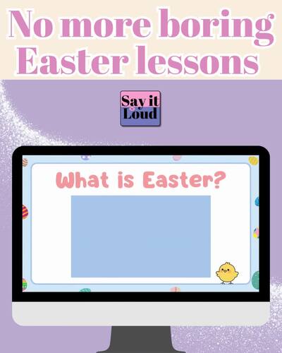 Easter ESL Lesson for Kids | Easter Vocabulary & Games PPT | Bunny Song