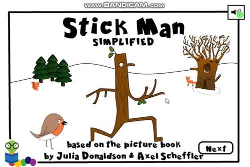 Stick Man - Digital Interactive Simplified Story with Audio - Distance ...