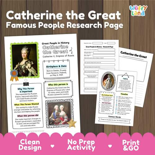 Catherine the Great Research Project | Women's History Month | Russia ...