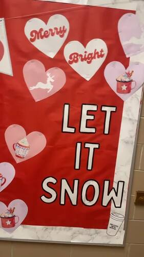 Let It Snow | Winter Magic Banner + Bulletin Board Set by AuriemmaAir