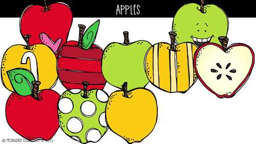 Apples clip art, Fruit, Food COMBO PACK by Melonheadz Clipart | TPT