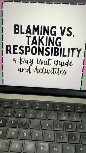 Blaming vs. Taking Responsibility | Accountability | It's Not My Fault