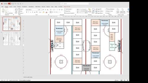 Editable Hockey Themed Multiplication Math Game by One Canadian Goose