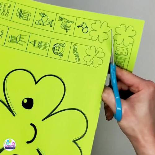 St. Patrick's Day Speech Therapy Craft by Fun in Speech | TPT