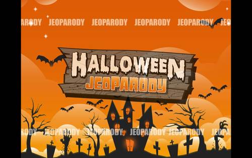 Halloween Jeopardy Trivia Powerpoint Game - Mac PC and iPad Compatible