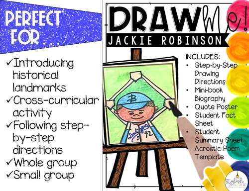 Draw Me! Jackie Robinson Directed Drawing | Black History Month | CKLA
