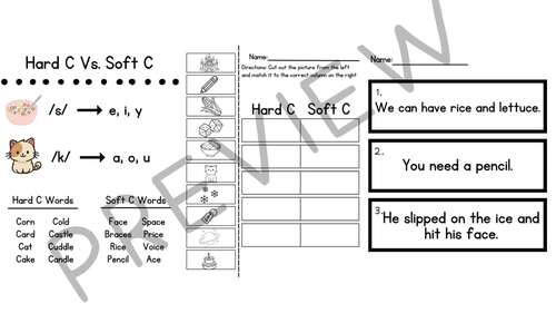 Soft C & G Decodable Readers: Reading Fluency Passages | Soft G Packet