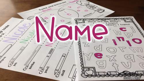 Name Activities including Language, Math and Art activities | TpT