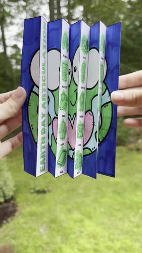 Earth Day Articulation Agamograph Craft - April 50% Off by Jennie's ...