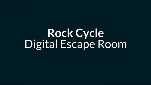 Rock Cycle Digital Escape Activity for 6th and 7th graders using Boom Cards